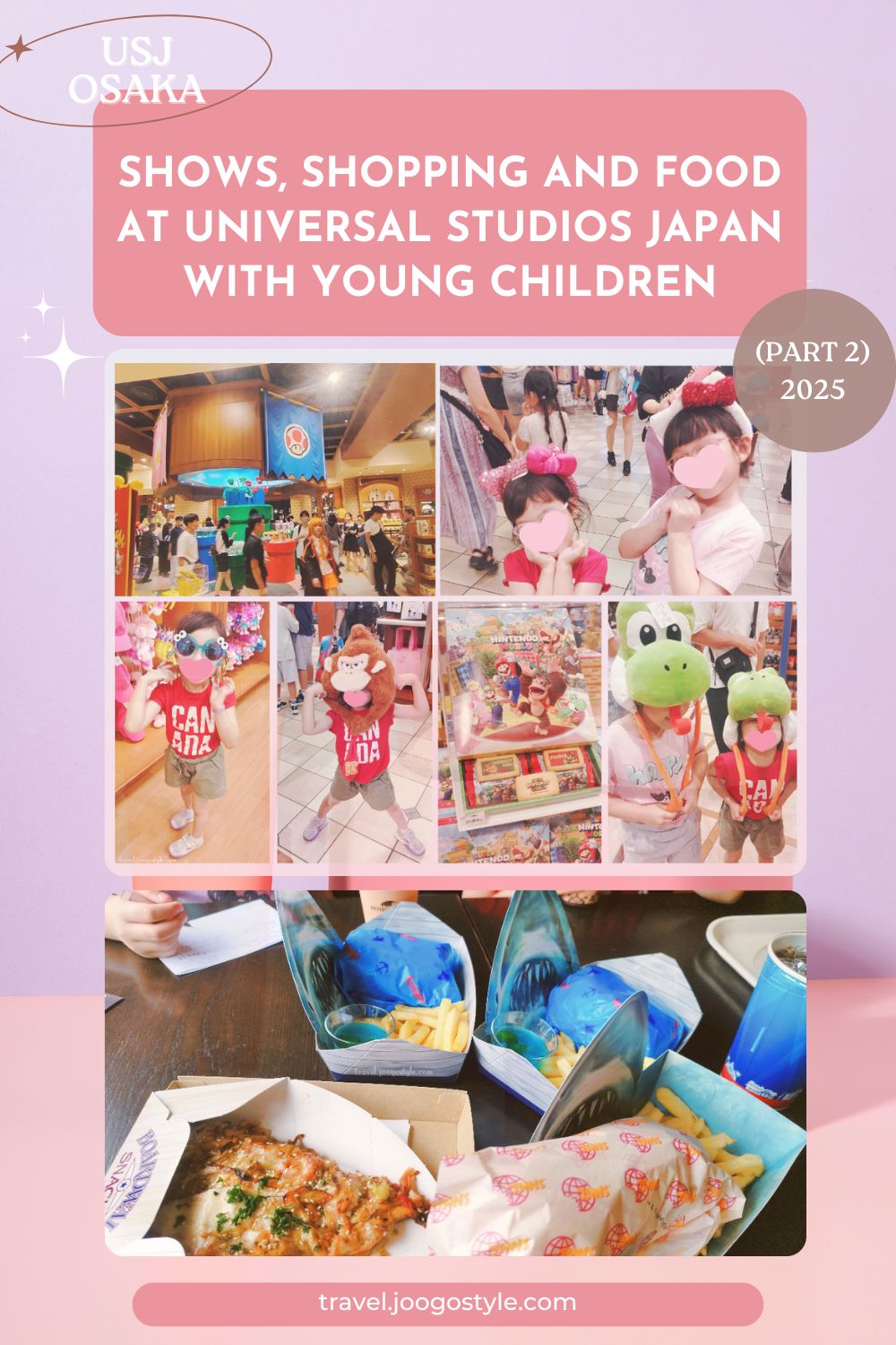 Shows, Shopping and Food at Universal Studios Japan with Young Children (Part 2)